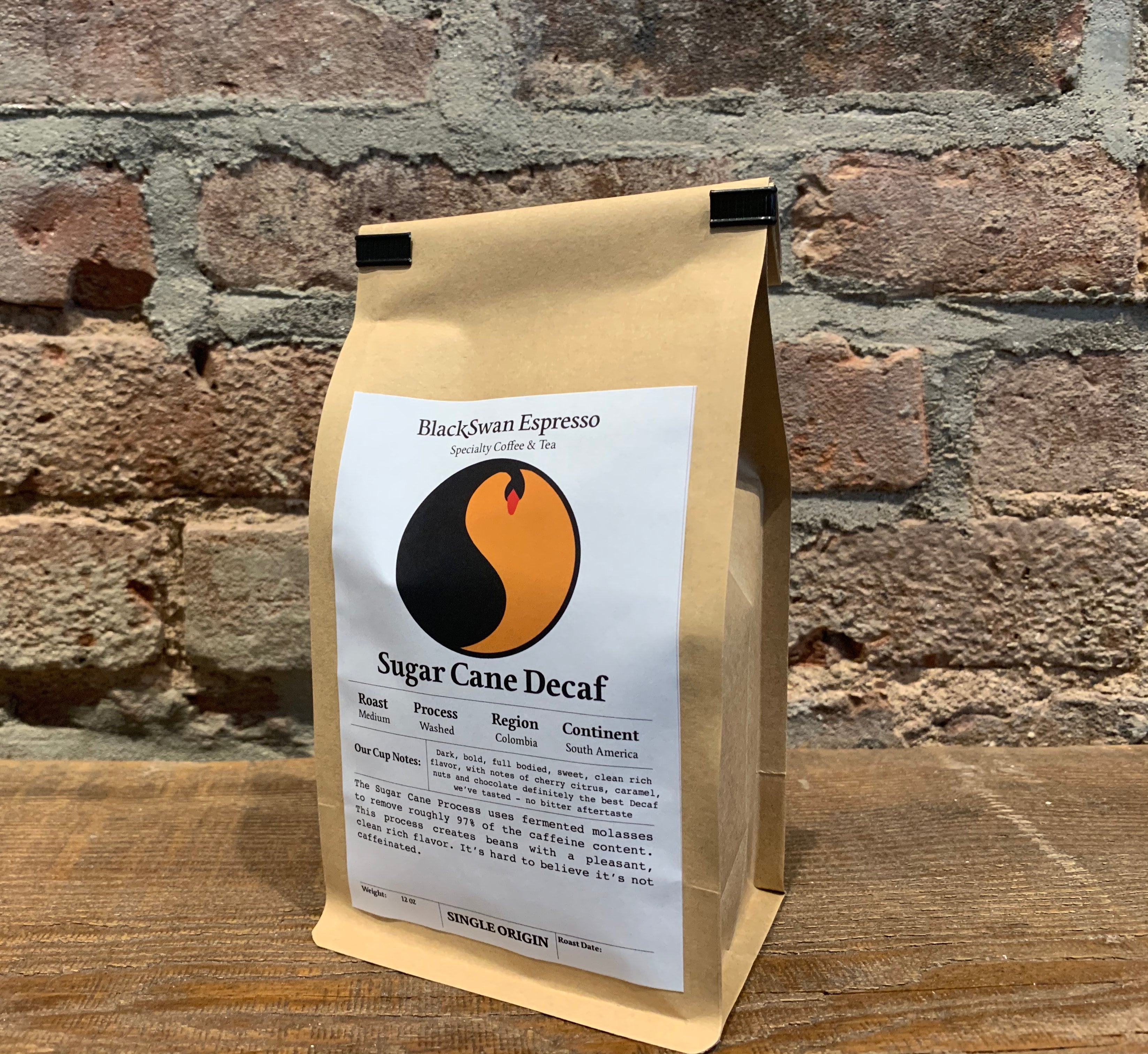 Sugar Cane Decaf | Black Swan Espresso